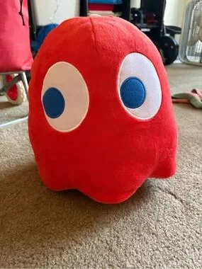 Pacman | Toys | Pacman Blinky Jumbo Plushie | Poshmark
